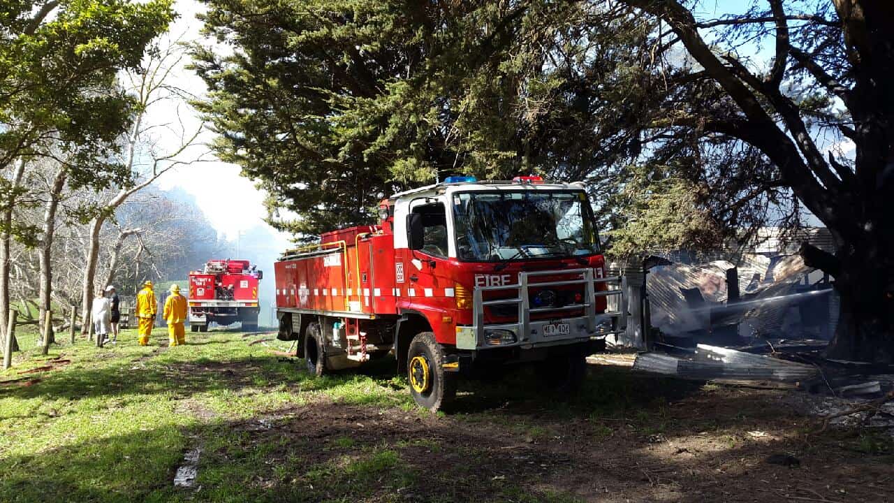 Seven brigades respond to Foster North shed fire - Foster Community Online