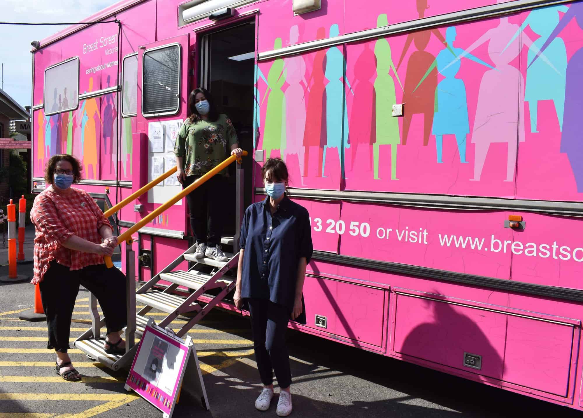 BreastScreen van “Nina” well on target - Foster Community Online